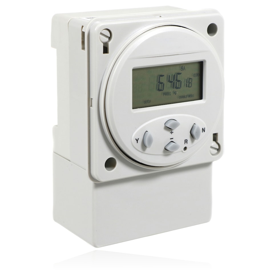 SPARES2GO Digital Timeswitch Universal Programme 7 Day 24 Hour Daily ...