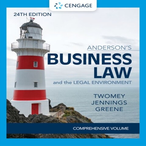 Anderson's Business Law & The Legal Environment - Comprehensive Edition ...