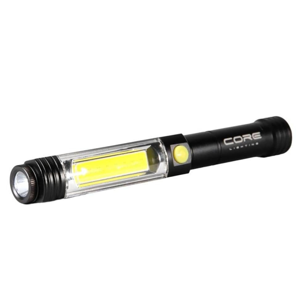 Core Magnetic Inspection Torch - Black/Yellow/White - One Size - Tesco ...