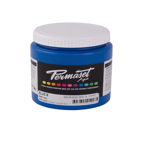 Permaset Aqua Supercover Ink, Light Blue, 300ml - Tesco Groceries
