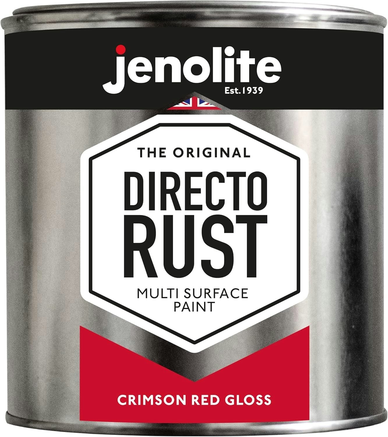 Jenolite Directorust All-in-One Multi-Surface Paint - Crimson Red Gloss ...