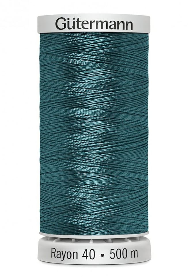Gutermann No 40 Sulky Rayon Embroidery Thread Green for Embroidery ...
