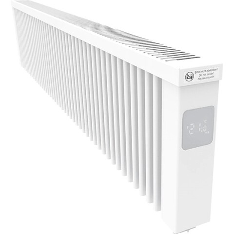 1580mm (W) x 300mm (H) - White Wi-Fi Ceramic Clay Core Electric ...