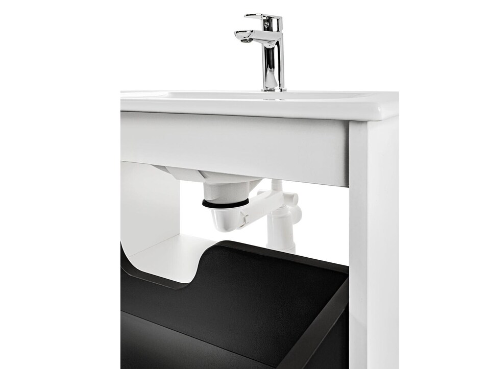 Bathroom Sink Waste Kit Space Saving Telescopic with Pop Up Chrome ...
