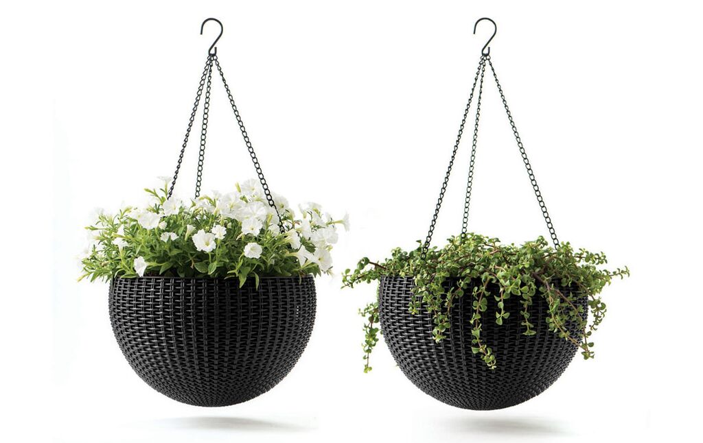 Keter Hanging Sphere Planter - Set of 2 - Tesco Groceries