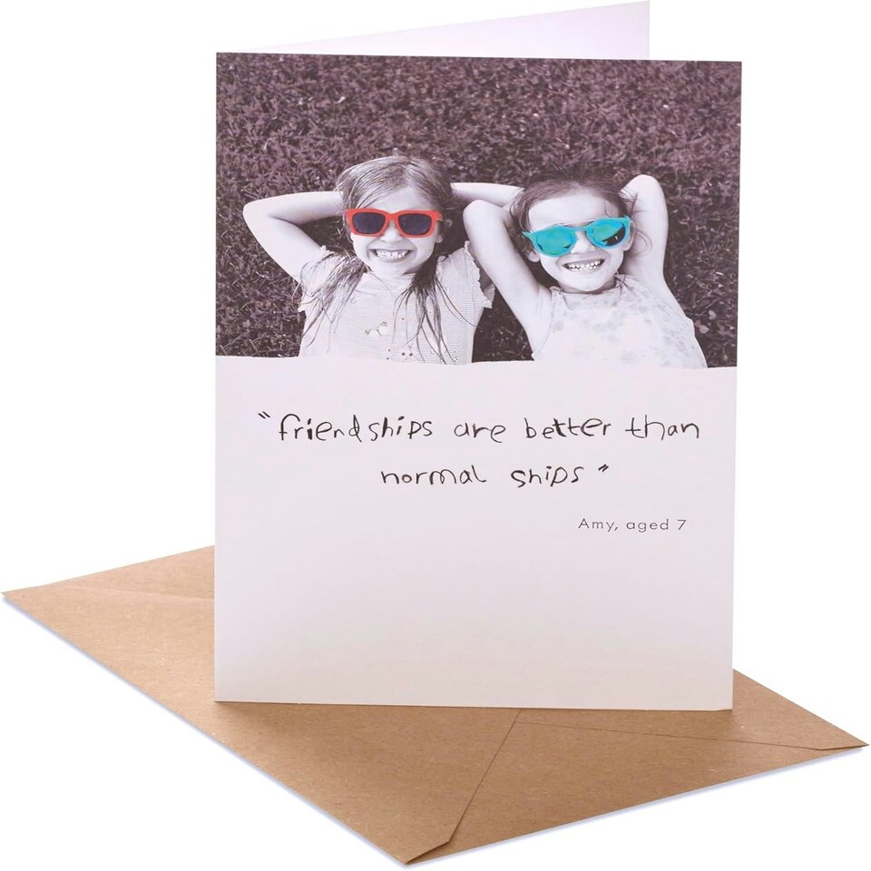 Sweet Friendships Design Friend Blank Birthday Card - Tesco Groceries