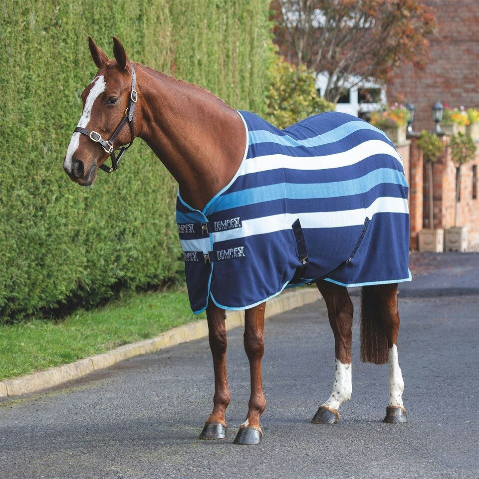 Shires Tempest Original Newmarket Fleece Rug Blue | Size: 6ft 3 Colour ...