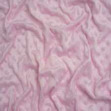 Minerva Core Range Pink Embossed Dimple Plush Fleece Fabric for ...