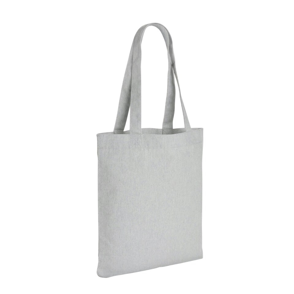 XD Collection Impact Aware Recycled Canvas Undyed Tote Bag - Grey - One ...
