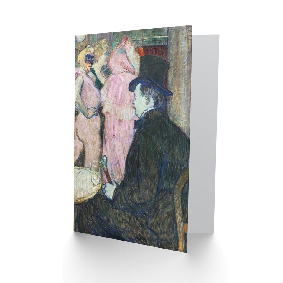 Toulouse Lautrec Art Card Maxime Dethomas Portrait - Tesco Groceries