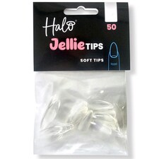 Halo Gel Nails Jellie Tips Coffin Soft Tips Refill Pack Size 8 50 ...