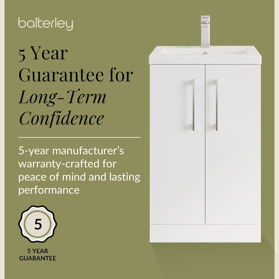 Balterley Level Compact Bathroom Cloakroom Vanity Basin Unit with ...