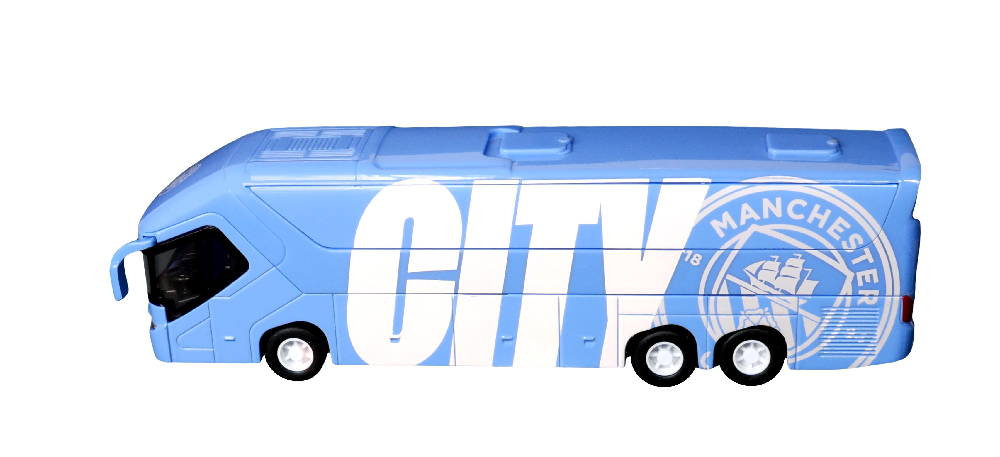 Manchester City Bus Model Football Team Coach Toy - Tesco Groceries