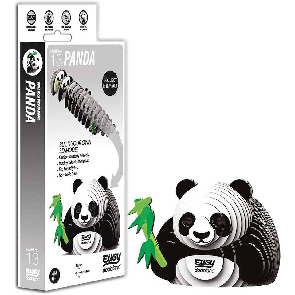 EUGY Panda 3D Craft Kit - Tesco Groceries