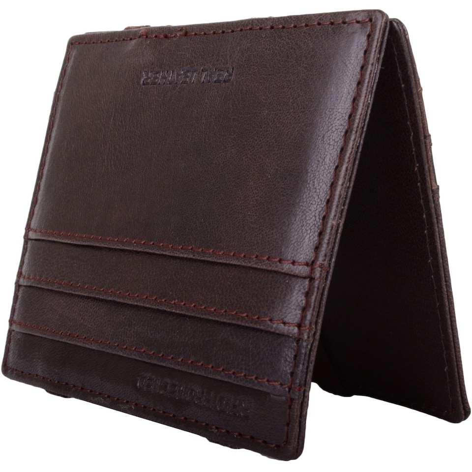 London Leathergoods Mens Soft Leather RFID Protected Credit Card ...