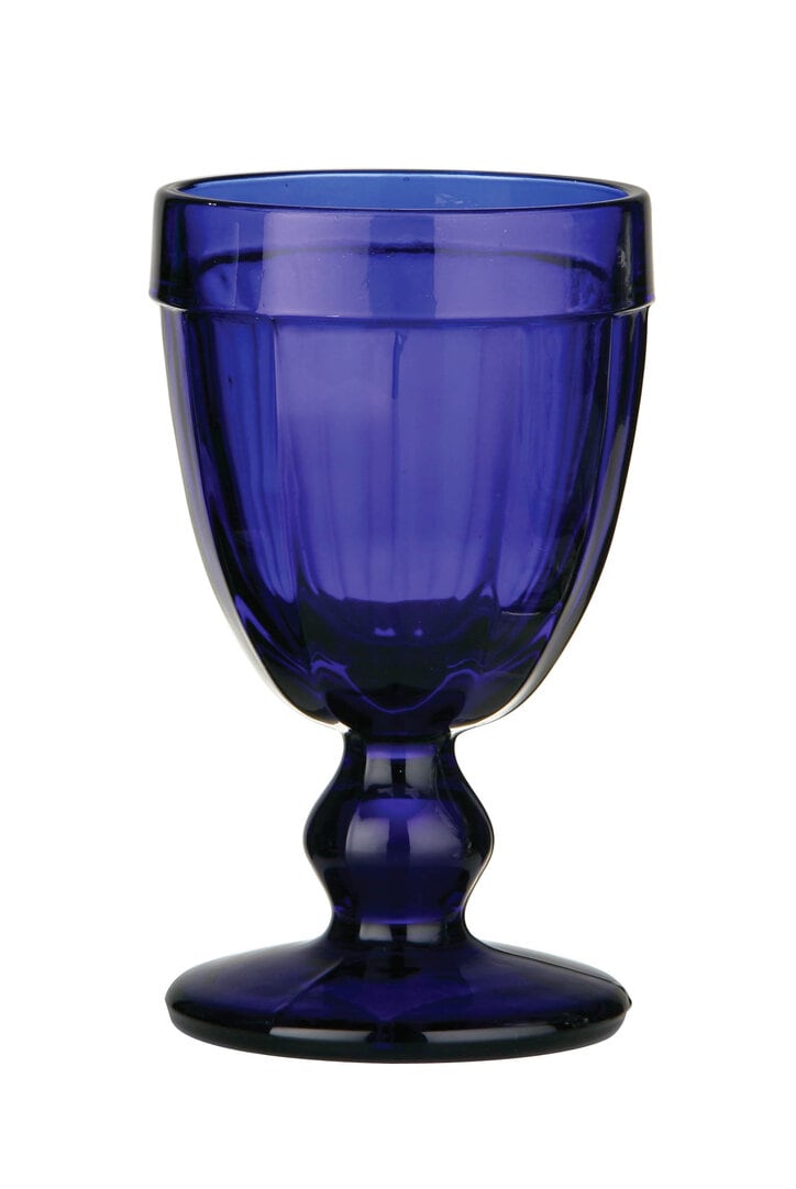 Vidrio Blue Glass Coloured Sundae Goblet | Blue | Blue - Tesco Groceries