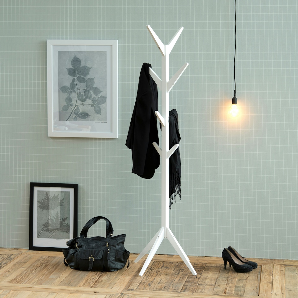 Ascot Coat Hanger in White - Tesco Groceries