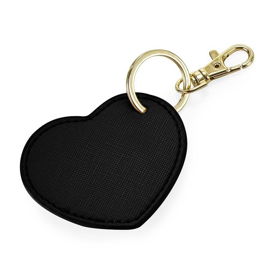 Bagbase Boutique Heart Key Clip - Black - One Size - Tesco Groceries