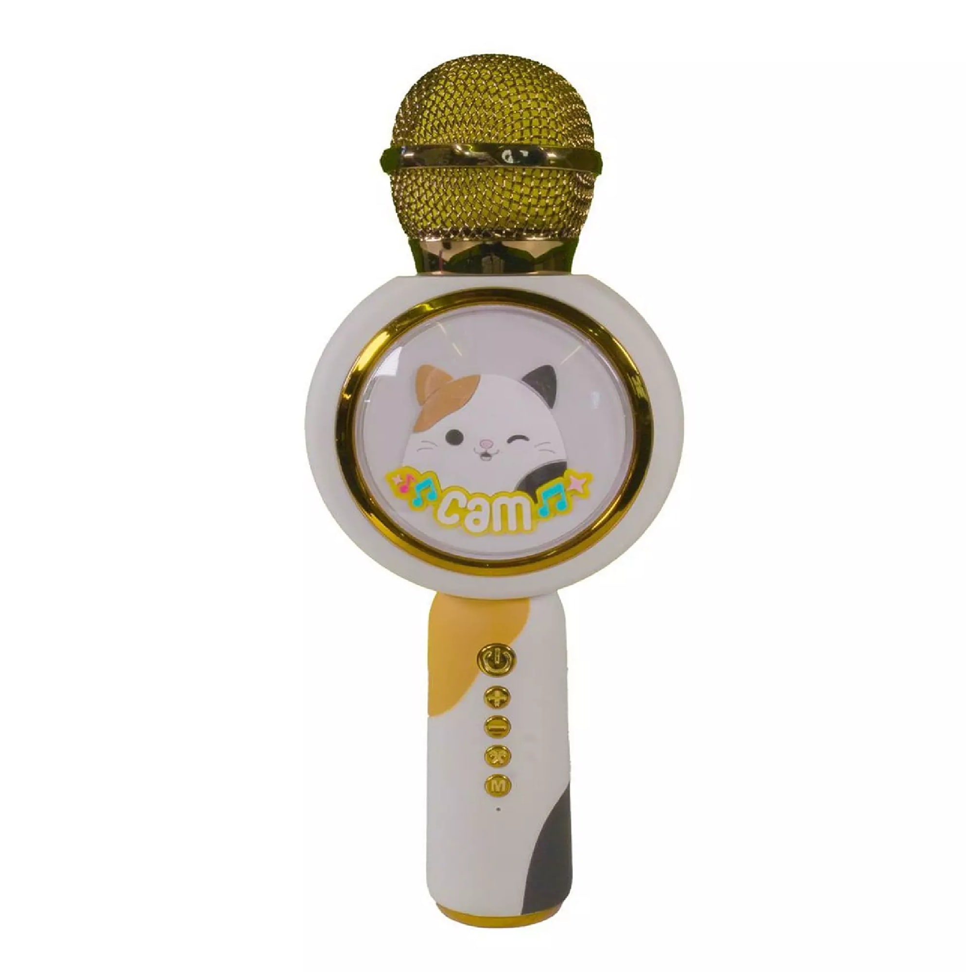 Lazerbuilt Squishmallows LED Light-Up Karaoke Microphone Cam The Cat ...