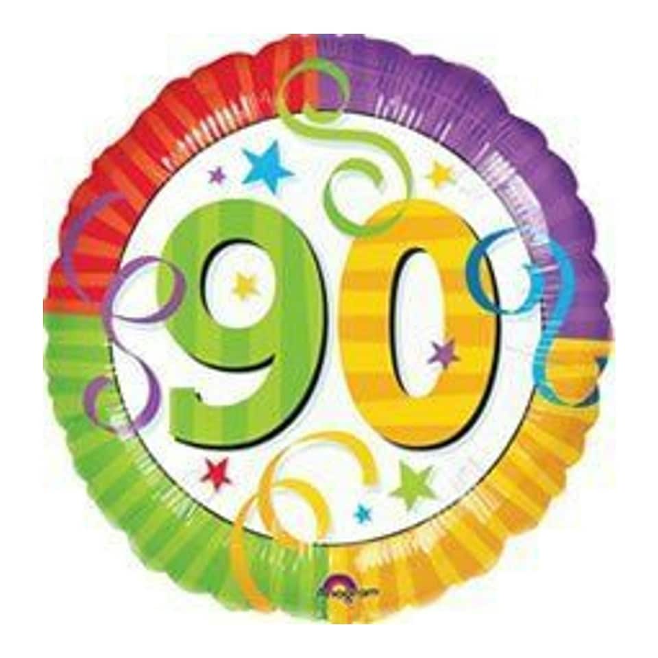 Perfenction 90th 90th Foil Balloon - Multicoloured - One Size - Tesco ...