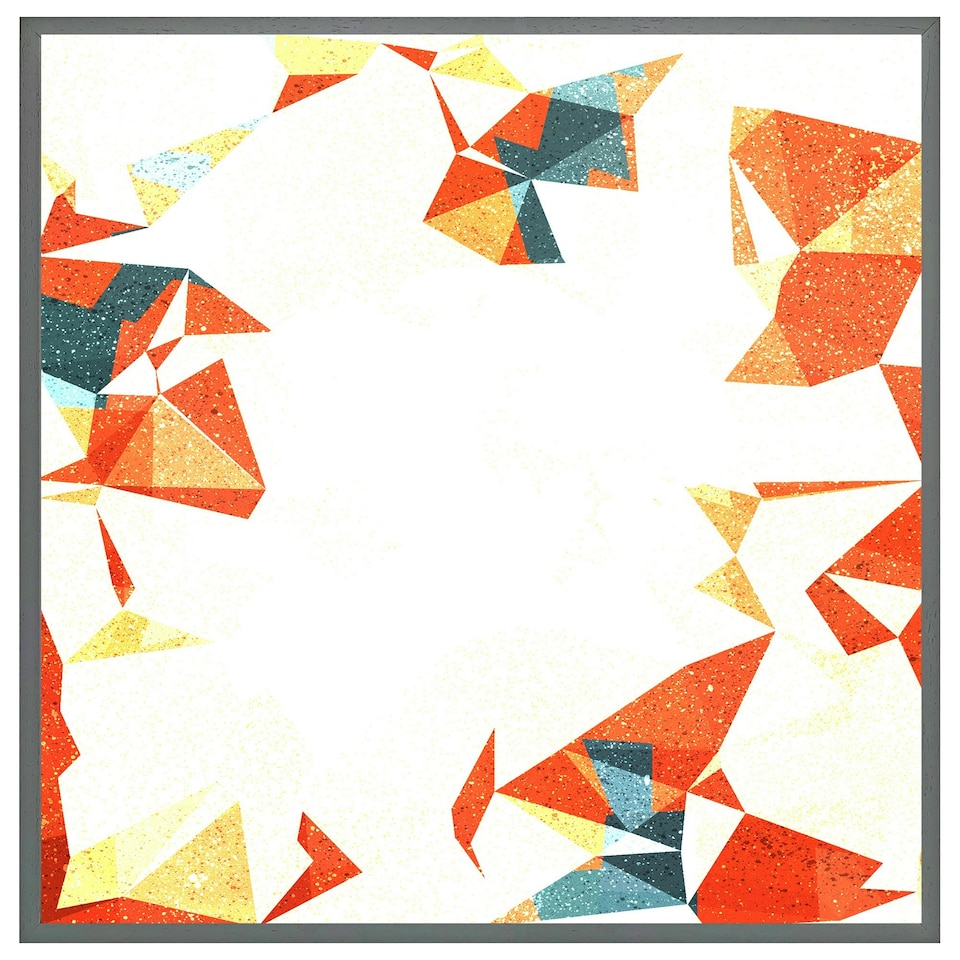Autumn geometric (Picture Frame) Grey | L - Tesco Groceries