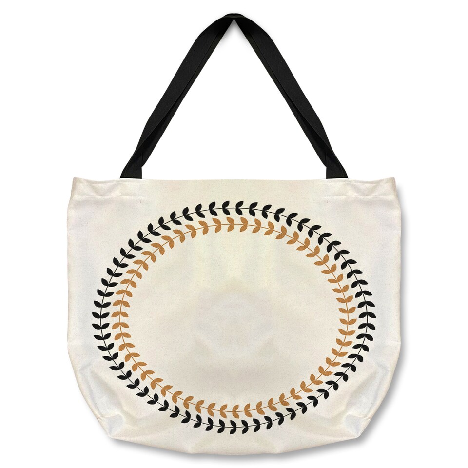 Greek Olive Tree Leaves Tote bat | Multi - Tesco Groceries