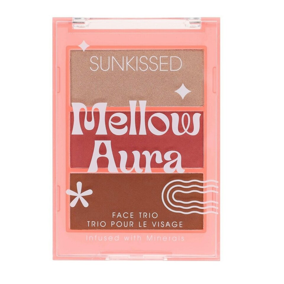 Sunkissed Mellow Aura Face Trio - 3 Shades - Tesco Groceries