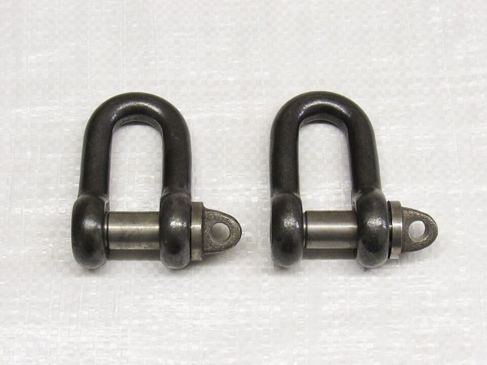 Self Colour Screw Pin Small Dee Shackles 0.3 Ton X2 (300KG D Lifting ...