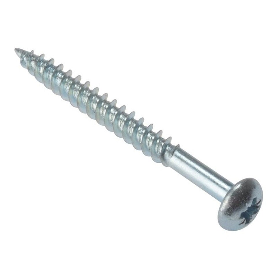 Forgefix General Purpose Screws, Pozi, Rh, Zp - Multi Colour - 2 x 10 ...