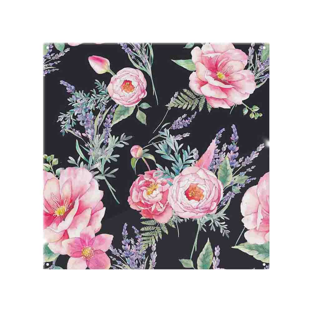Watercolour Painting Of Flowers Splash Back | White - Tesco Groceries