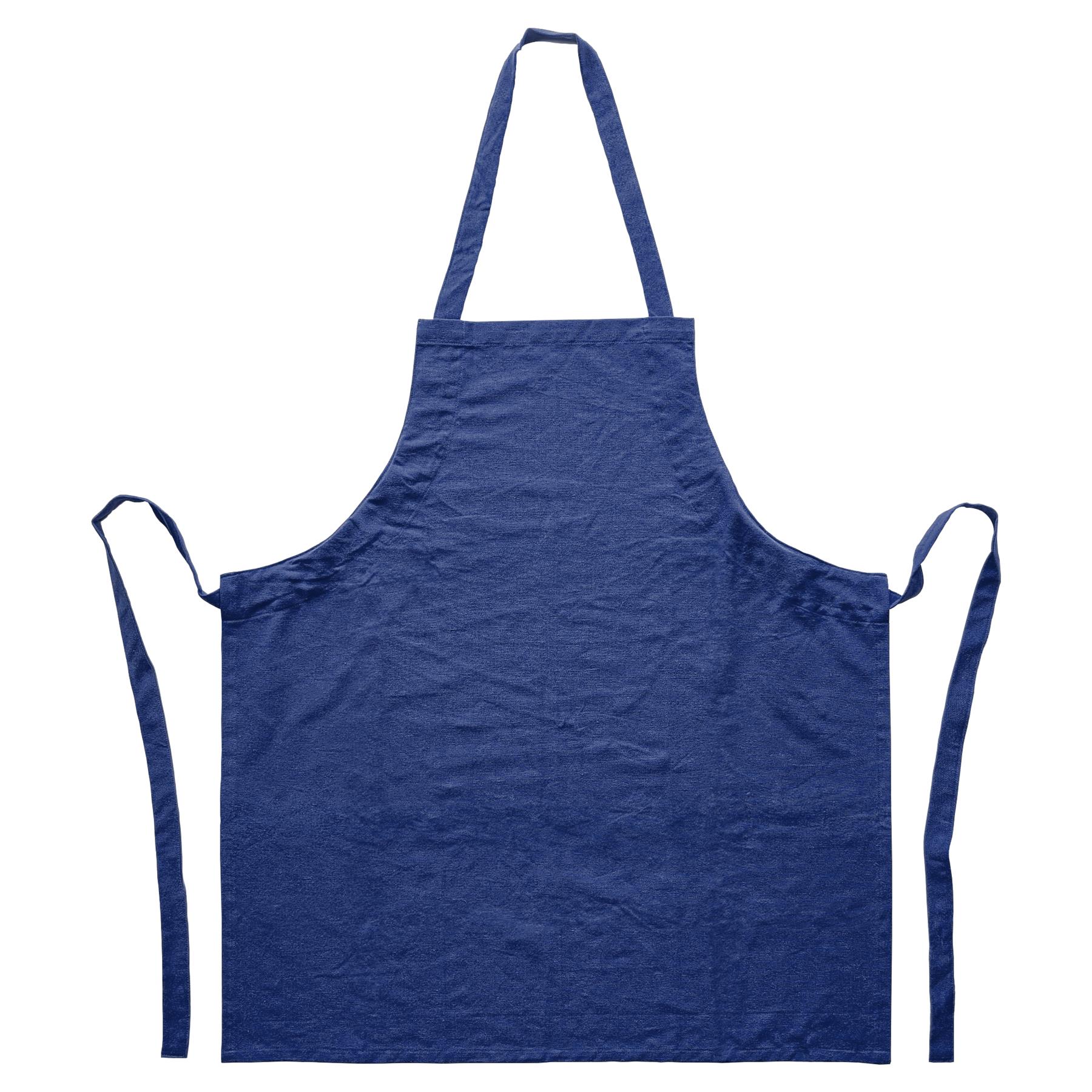 Nicola Spring Cotton Kitchen Bib Apron - One Size - Navy - Tesco Groceries