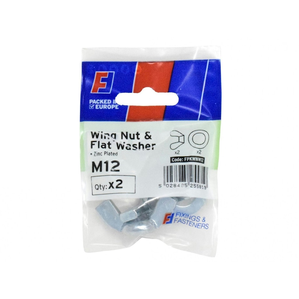 Forgefix Nwing Nut & Washer - Multi Colour - M12 - Tesco Groceries