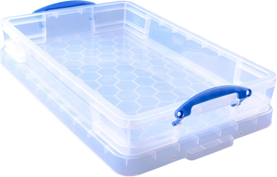 Really Useful Plastic Storage Box 20 Litre CLEAR Pack of 3 - Tesco ...