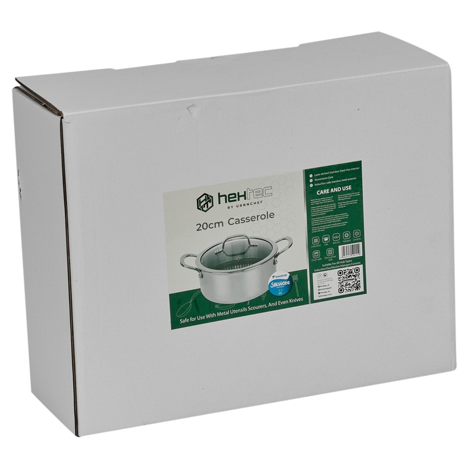 Hextec Non Stick Stainless Steel Aluminium Induction Cookware Tempered ...