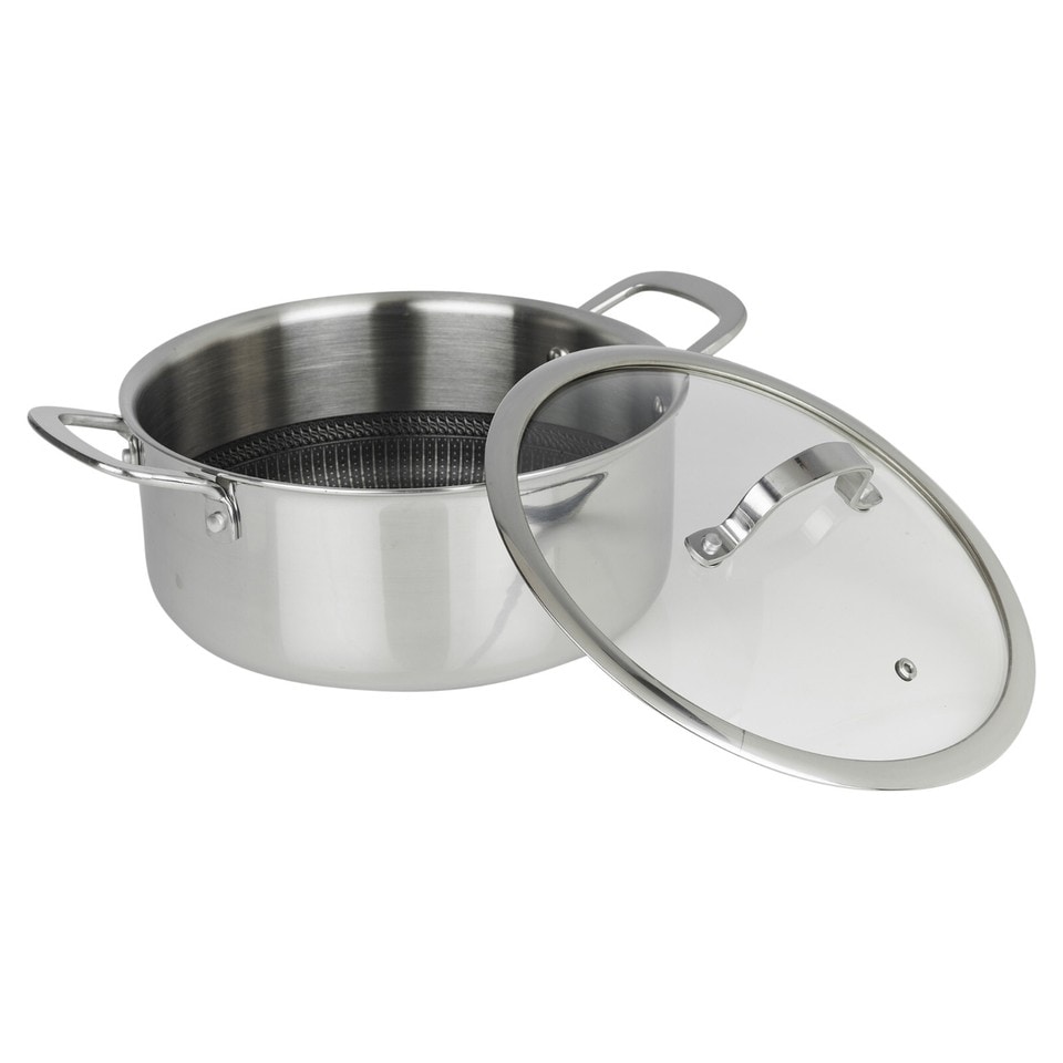 Hextec Non Stick Stainless Steel Aluminium Induction Cookware Tempered ...
