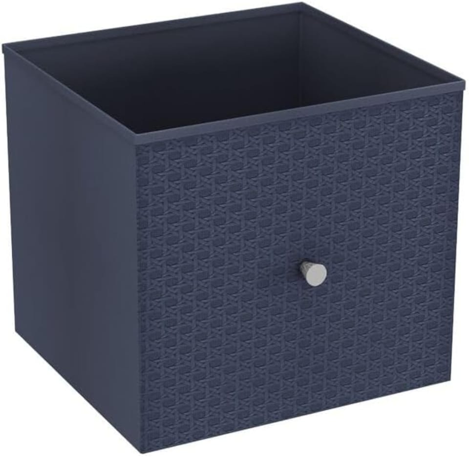 Foldable Woven Fabric Storage Cube Box Drawer Insert Organiser Basket ...