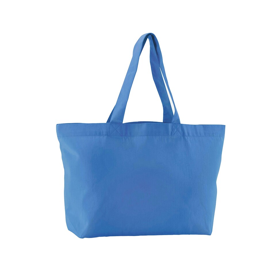 Westford Mill Twill Organic Shopper Bag - Cornflower Blue - One Size ...