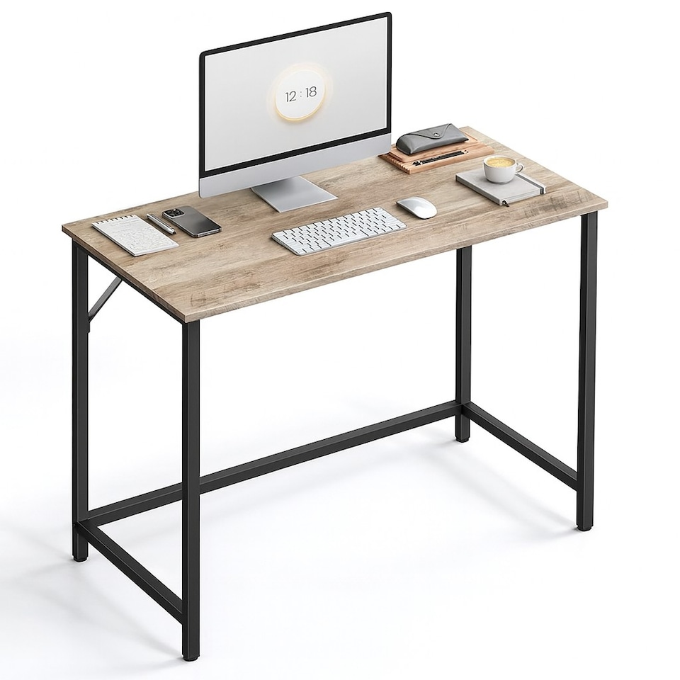 Industrial Large 120CM Wide Computer Desk For Home Office Workstation ...