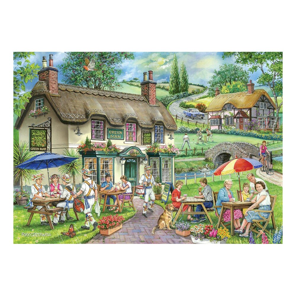 Green Man BIG 500 Piece Jigsaw Puzzle - Tesco Groceries