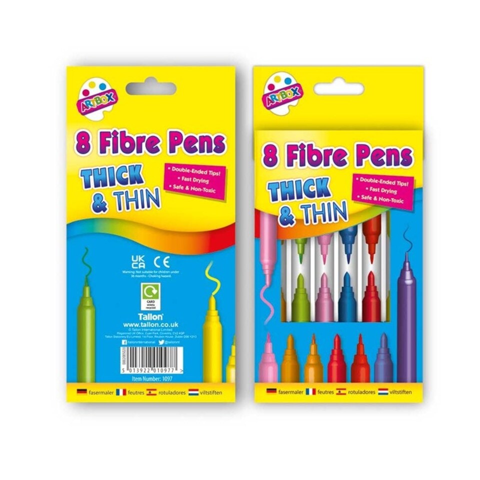 Thick colouring pens store