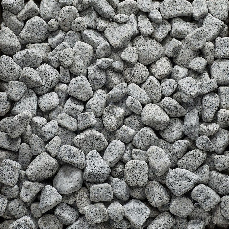 Silver - Grey Round & Oval Cobbles - 40-100mm - Premium Aggregate Bulk ...