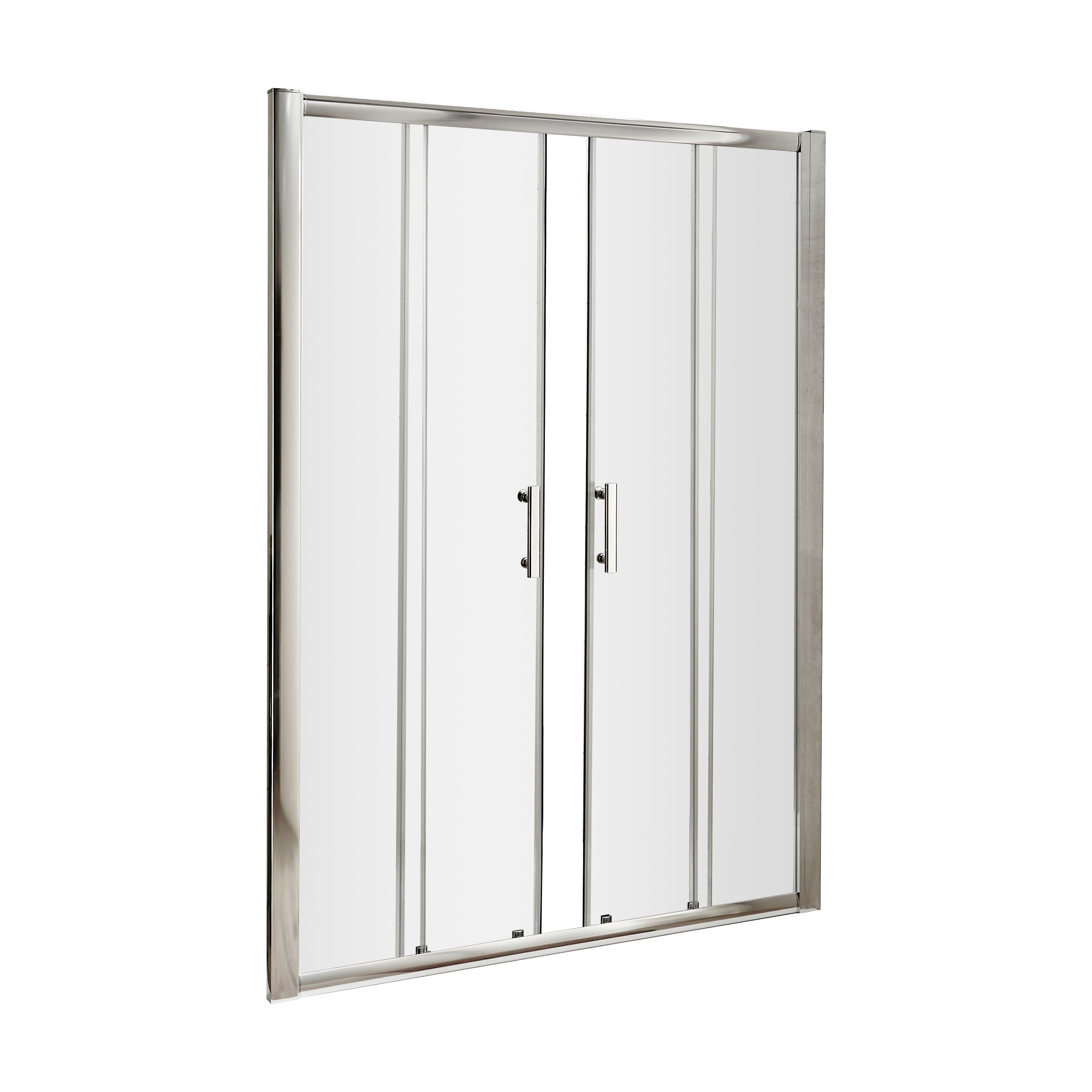 Balterley 1400mm Double Sliding Door 6mm Glass - Tesco Groceries