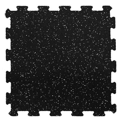 4 x Interlocking Rubber Topped Foam Mats - 62cm x 62cm - 8mm Thick ...