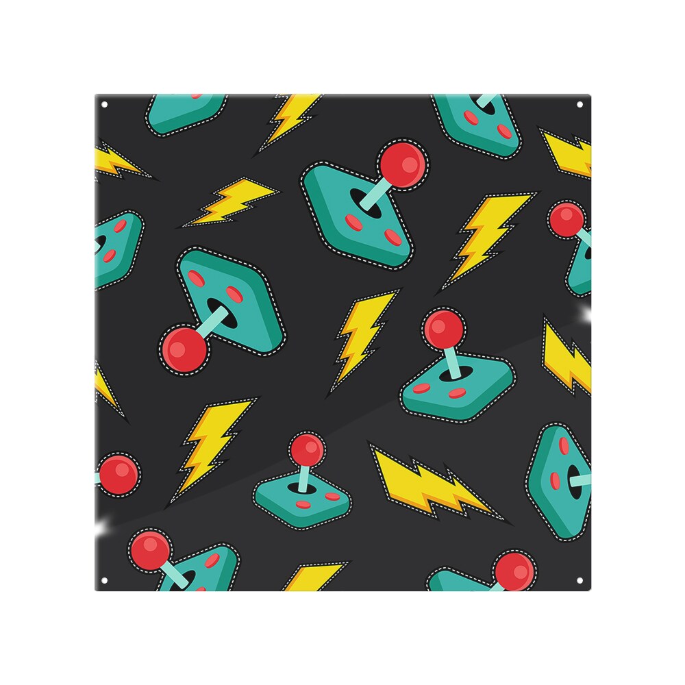 Retro Video Game Joystick Splash Back | White - Tesco Groceries
