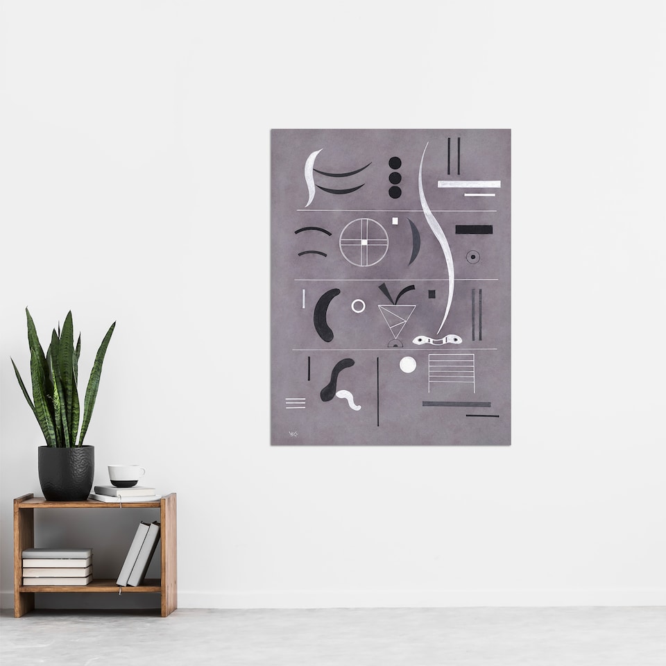 Four Parts Abstract Watercolour Kandinsky Huge Wall Art Poster Print ...