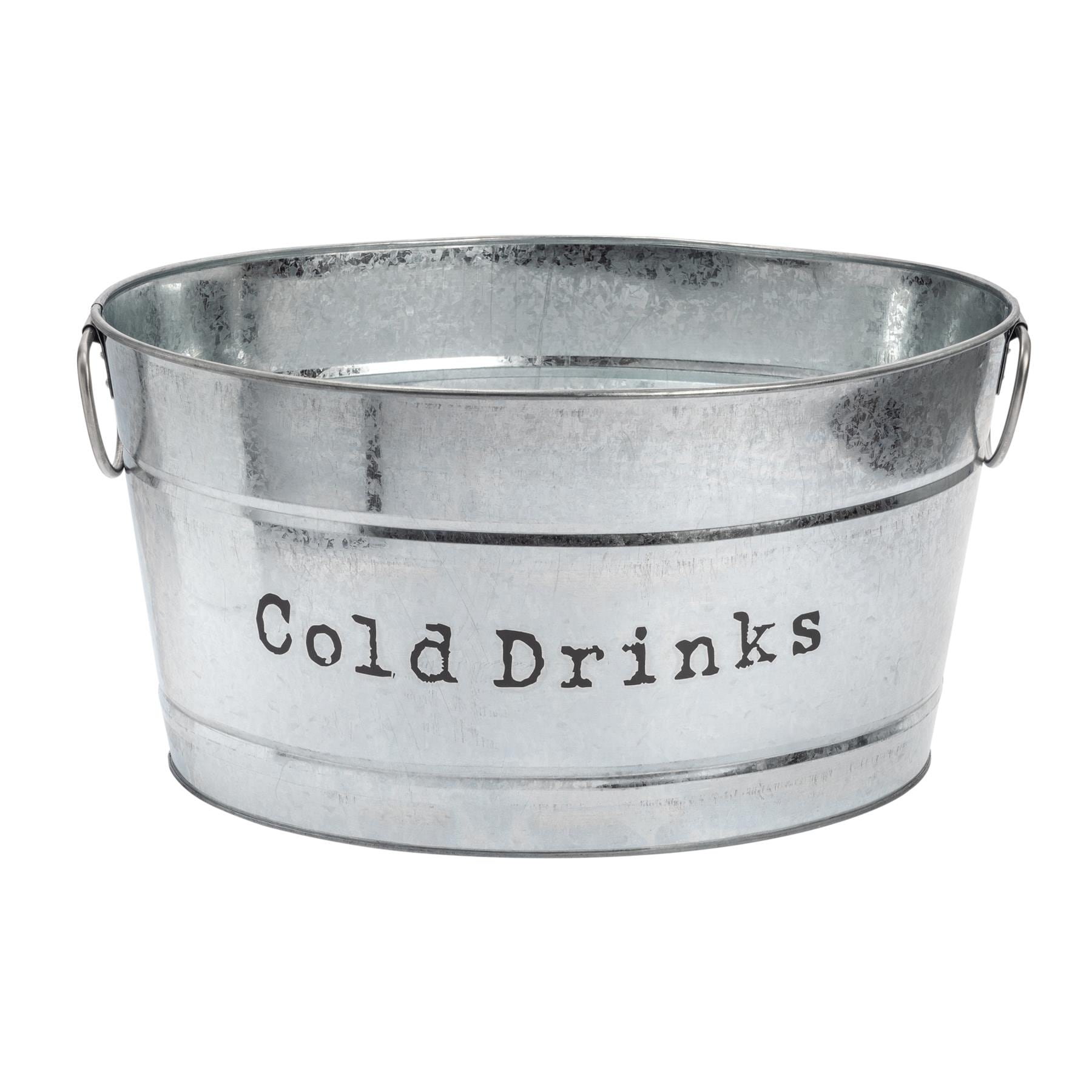 Harbour Housewares Drinks Cooler Bucket - Large Cold Drinks Cooler ...