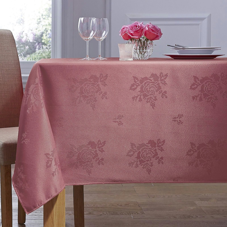 Charlotte Thomas Cezanne Tablecloth Dusky Pink CT Insert - 89 x 89cm ...