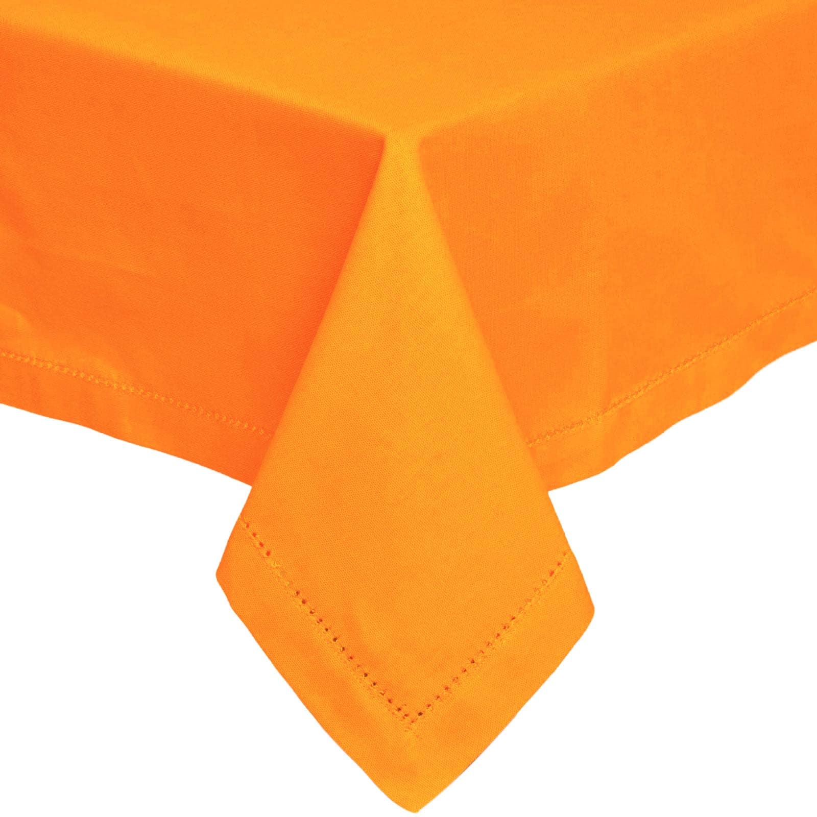 Homescapes Orange Tablecloth - 178 x 300 cm | Orange | 178cm x 300cm ...