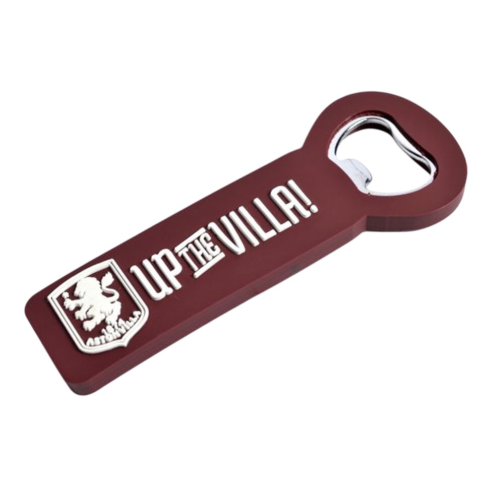 Aston Villa FC Up The Villa Crest Bottle Opener Fridge Magnet | Red ...