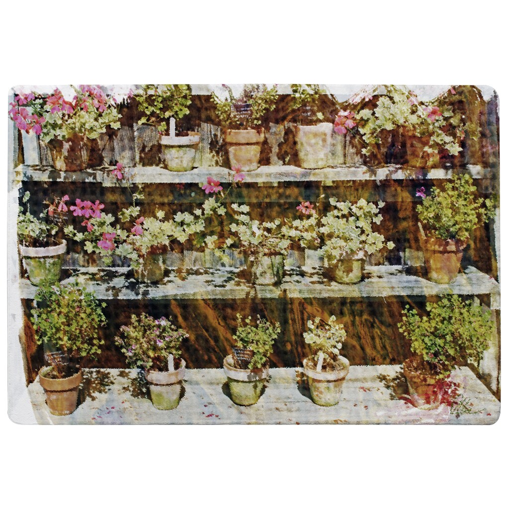 Plant Pots Rug | Multi - Tesco Groceries